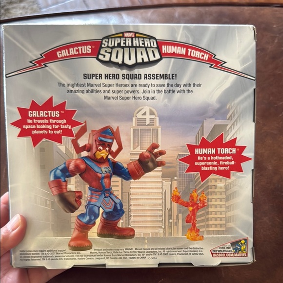 Marvel | Other | Marvel Action Figures Blue And Orange Playset | Poshmark